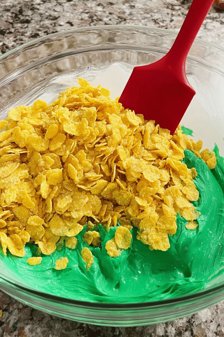 Easy No-Bake Cornflake Wreaths: 5 Simple Ingredients