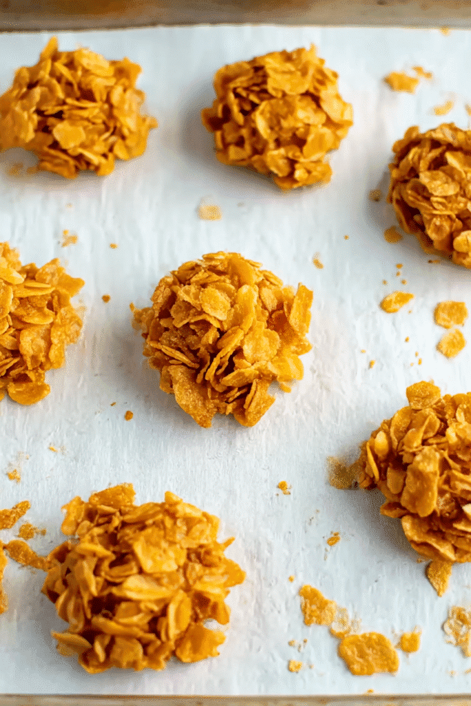 Amazing No Bake Cornflake Cookies in 15 Minutes