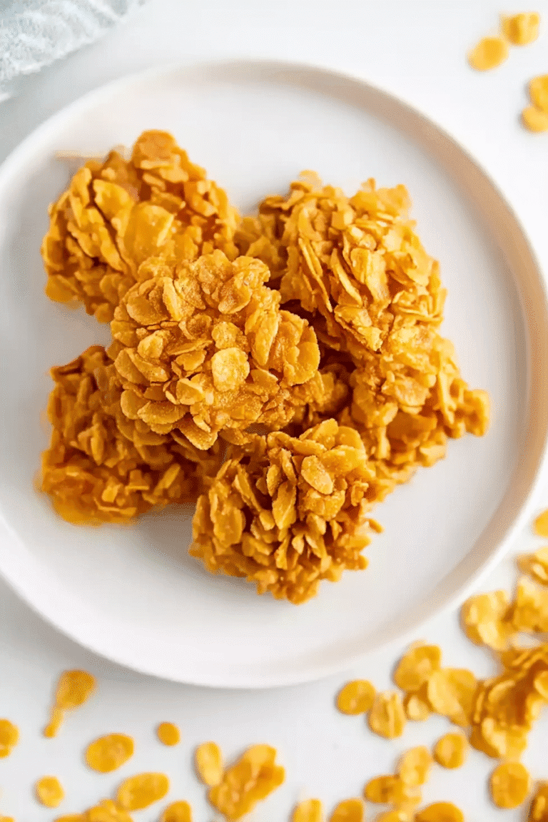 Amazing No Bake Cornflake Cookies in 15 Minutes