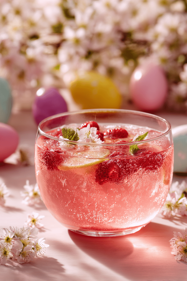 Easter Pink Punch Non Alcoholic Recipe