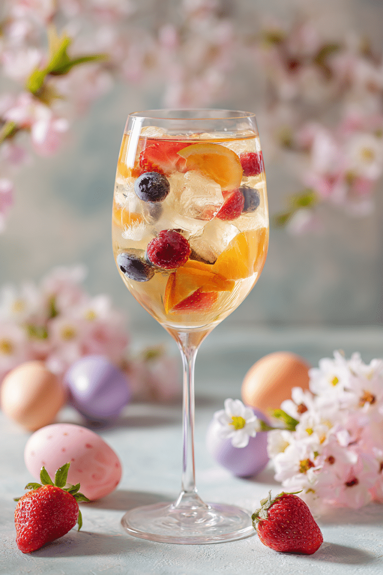 Easy Easter Sangria Recipe | Spring Party Punch